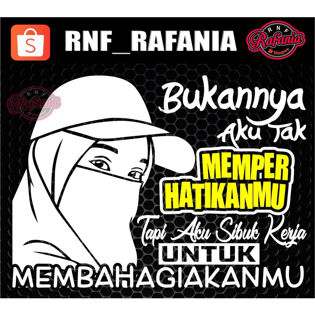 Jual STICKER KACA PINTU/BODY MOBIL TRUCK/PICK UP/L300 BUKANNYA AKU TAK ...