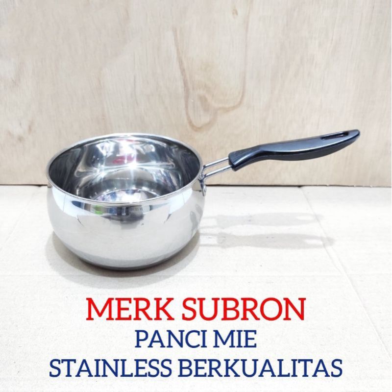 Jual panci mie apel Subron panci mie Stainles steel cekung tebal dan ...