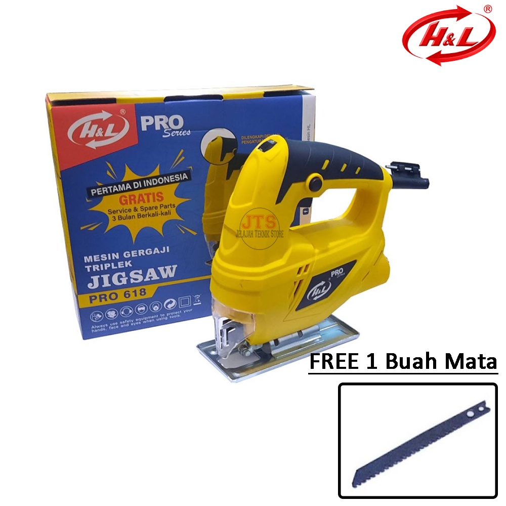 Jual H&L PRO 618 Mesin Jigsaw Gergaji Belah Potong Kayu Triplek Pvc ...
