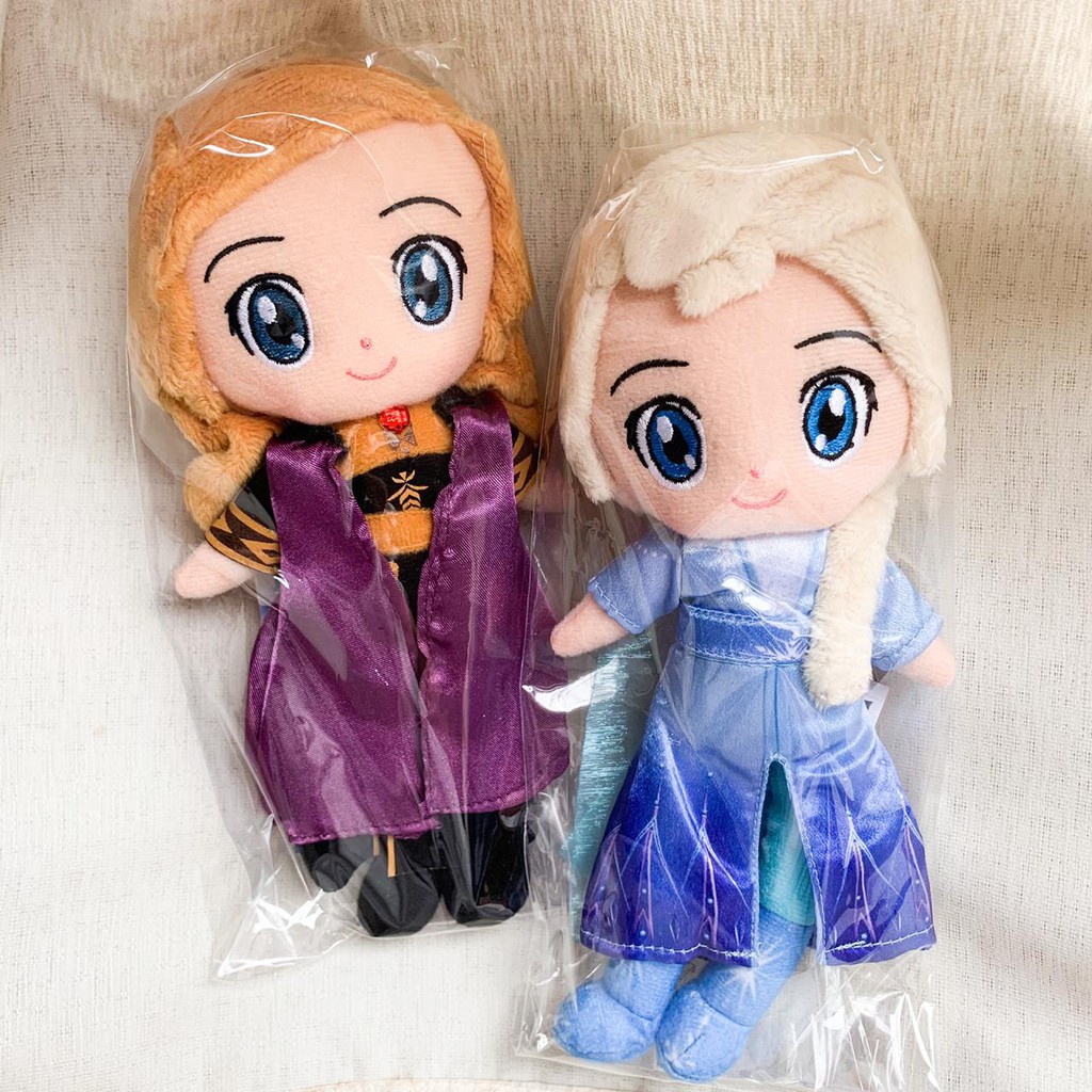 Jual Boneka Frozen 2 Elsa and Anna Plush Dolls Disney Frozen II ...