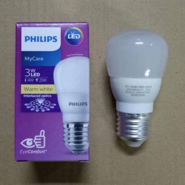 Jual Lampu Philips LED 3 Watt 3 W WWL Warm White Kuning | Shopee Indonesia