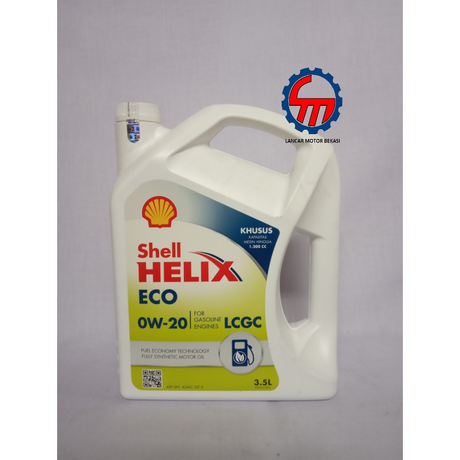 Jual Oli Shell Helix ECO OW-20 3,5 Liter Asli Original | Shopee Indonesia