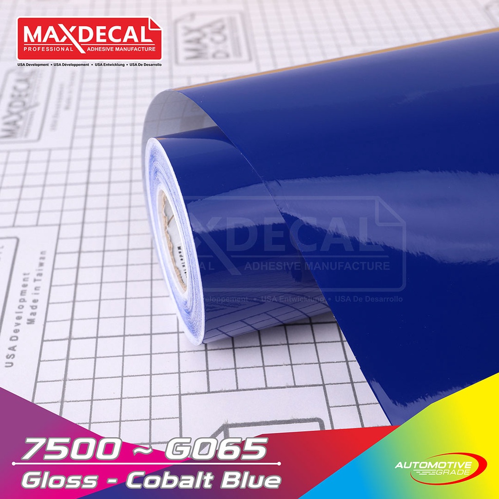 Jual sticker skotlet MAXDECAL gloss cobalt blue biru tua glossy ...