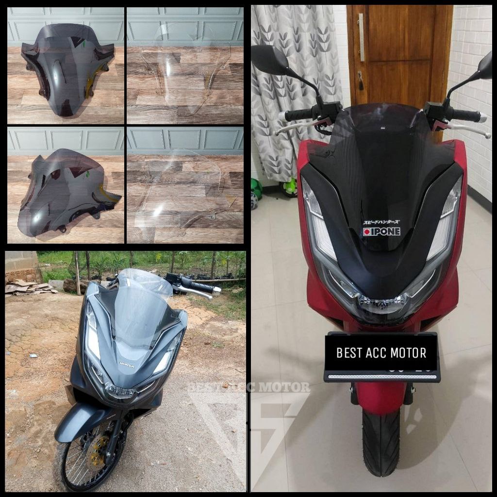 Jual VISOR PCX 160 OVAL WINDSHIELD ALL NEW PCX 160 CC 2021 2022 STANDAR ...