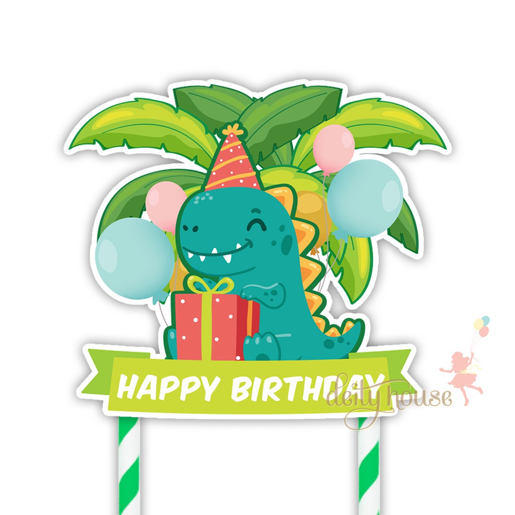 Jual Cake Topper - Dino | Shopee Indonesia