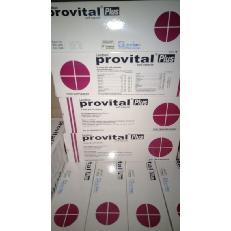 Jual PROVITAL Plus per box (50 kapsul) | Shopee Indonesia