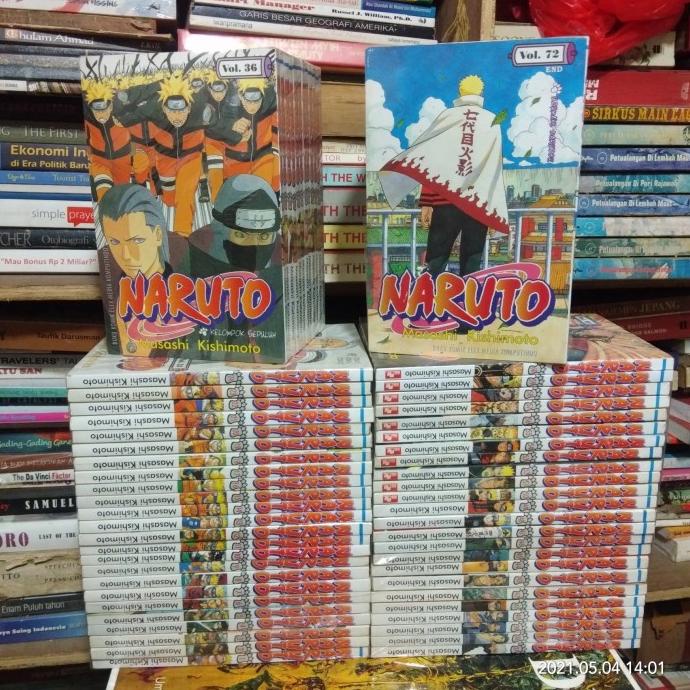 Jual Komik naruto 1-72 lengkap by masashi kishimoto fullset | Shopee Indonesia