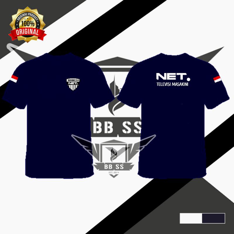 Jual T-shrit Baju Kaos Net Tv Kaos Net Televisi Masakini | Shopee Indonesia