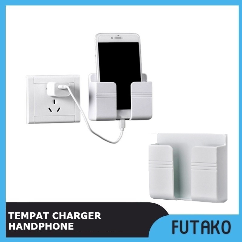 Jual FUTAKO Tempat Cas HP Dinding / Tempat Remote TV Tempel / Holder ...