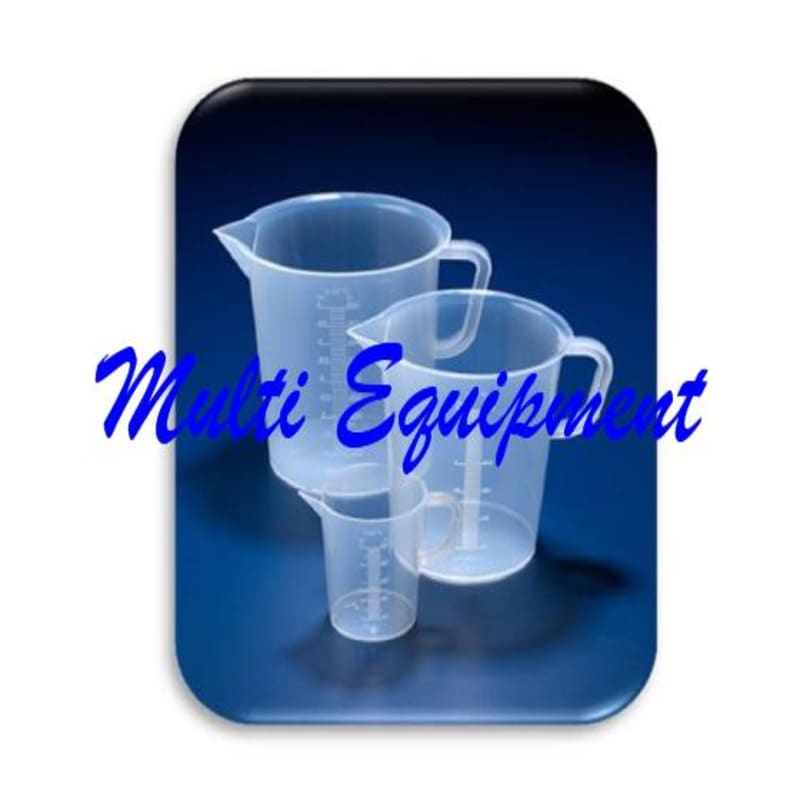 Jual Azlon Beaker with Handle Polypropylene Cap. 1000 ml Cat. JPM1000P ...