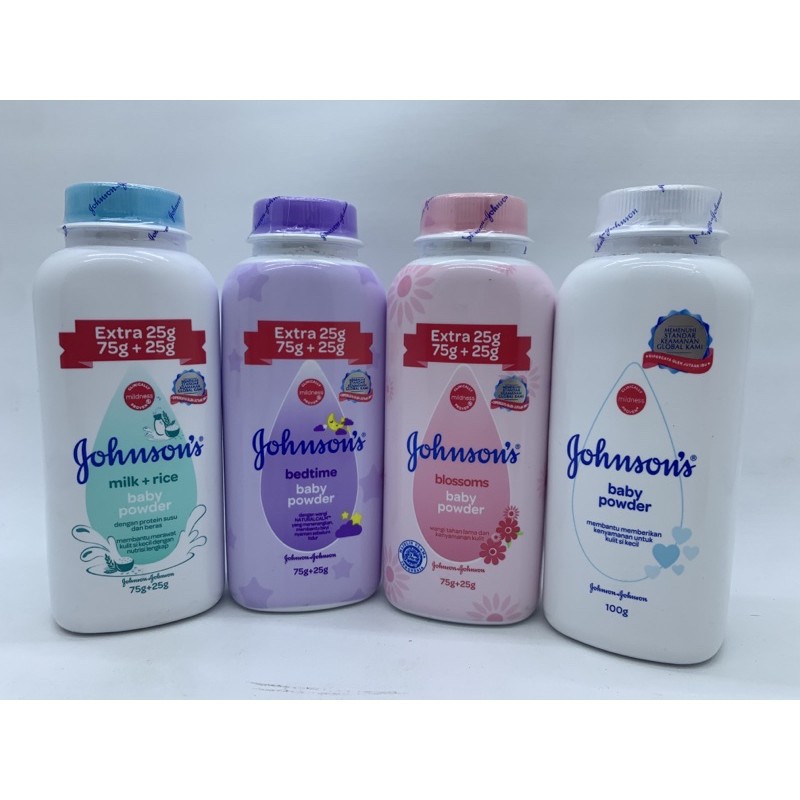 Jual Johnson Baby Powder Extra Fill 75gr+25gr / 100gr / Bedak Tabur ...