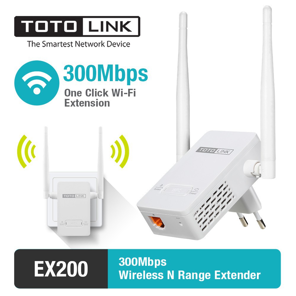 Jual Totolink Ex200 Wifi Range Extender Repeater 300mbps Wireless Shopee Indonesia