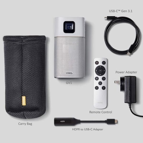 Jual BENQ PROJECTOR GV1 MINI PORTABLE Bluetooth Speaker USB | Shopee ...