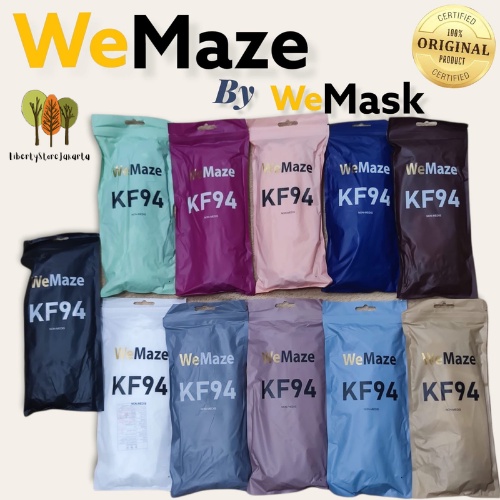 Jual Masker KF94 Warna Warni KF94 Korean Model Masker We Mask Wemask We ...