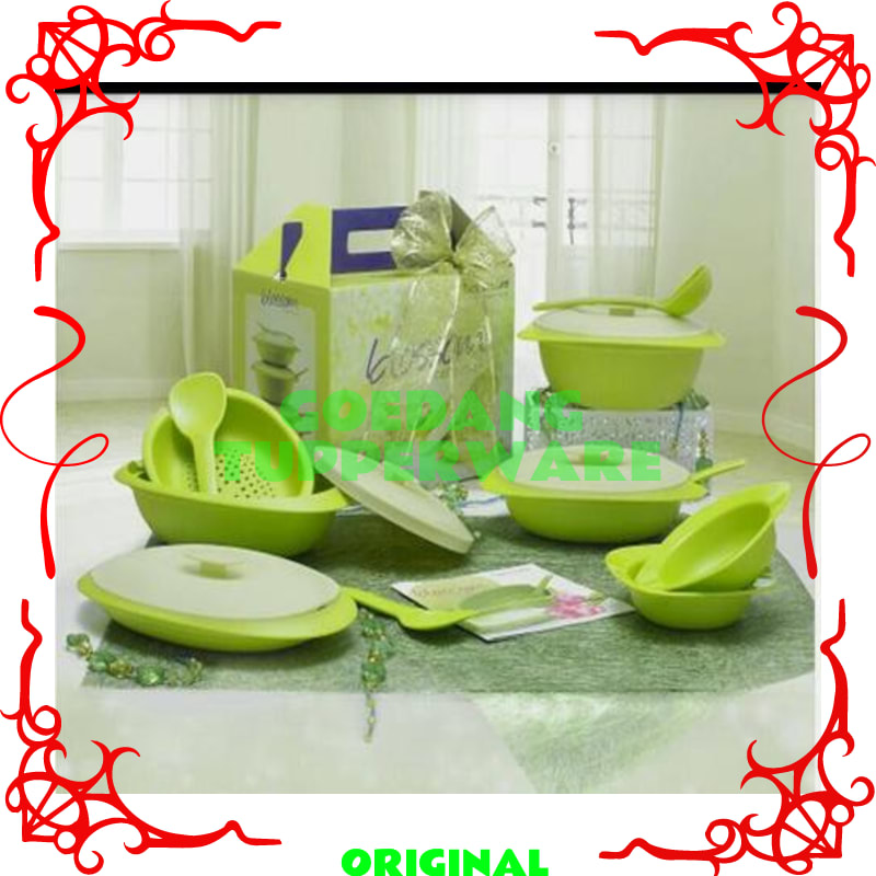 Jual Peralatan Makan Set Tupperware Original-Wadah Saji Prasmanan ...