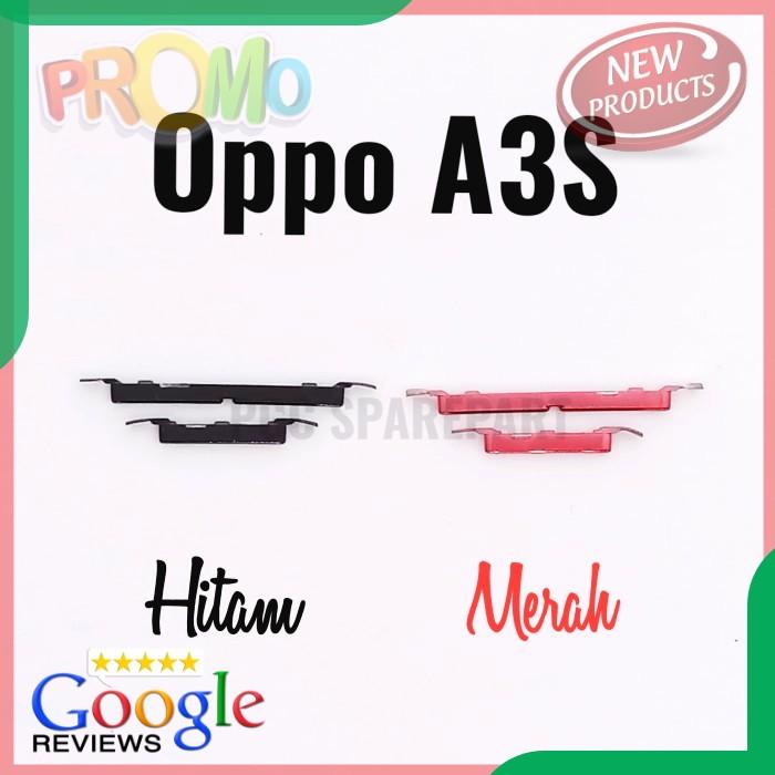 Jual SPAREPART HP TOMBOL 1 SET VOLUME POWER ON OFF OPPO A3S BUTTON ...