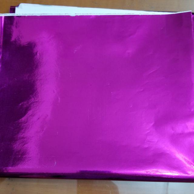 Jual Kertas Metalik / Kertas Manila Kilat /Kertas Timah / Kertas Mas ...