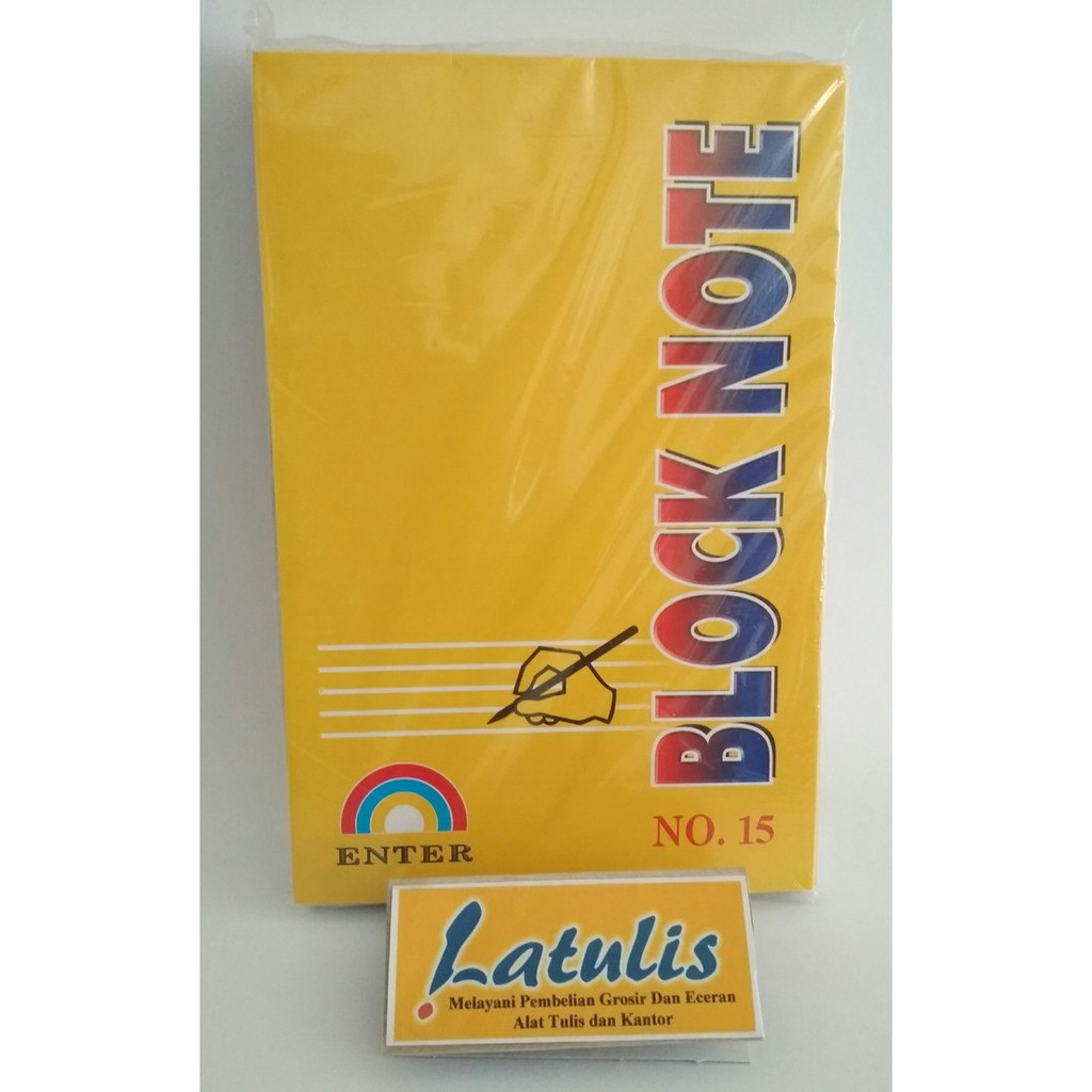 Jual Block Note Enter Kuning | Shopee Indonesia