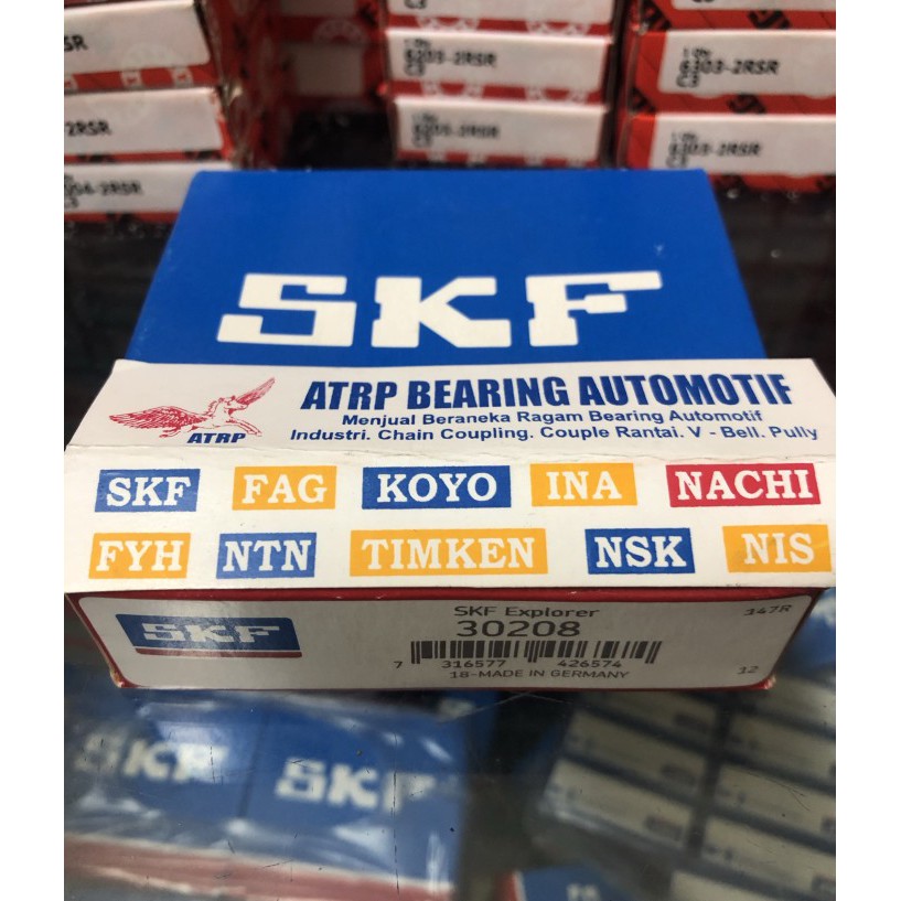 Jual TAPERED BEARING 30208 SKF ORIGINAL | Shopee Indonesia