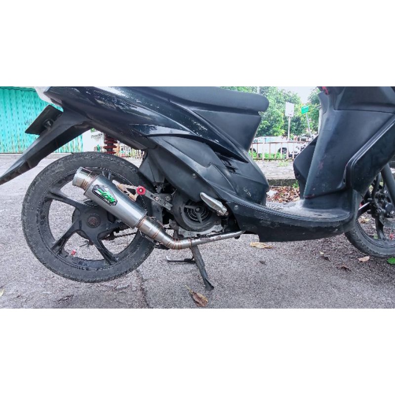 Jual leher knalpot pipa knalpot Inlet 38 mm dan 50 mm Mio soul karbu ...