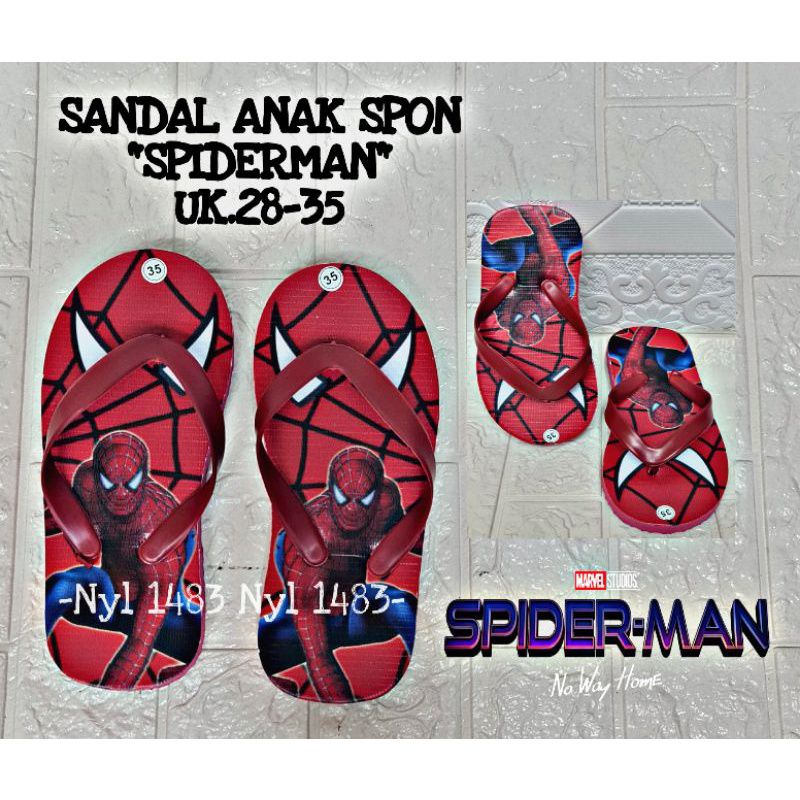 Jual SENDAL ANAK/SENDAL SPON/SENDAL ANAK KARAKTER TERBARU MURAH ...