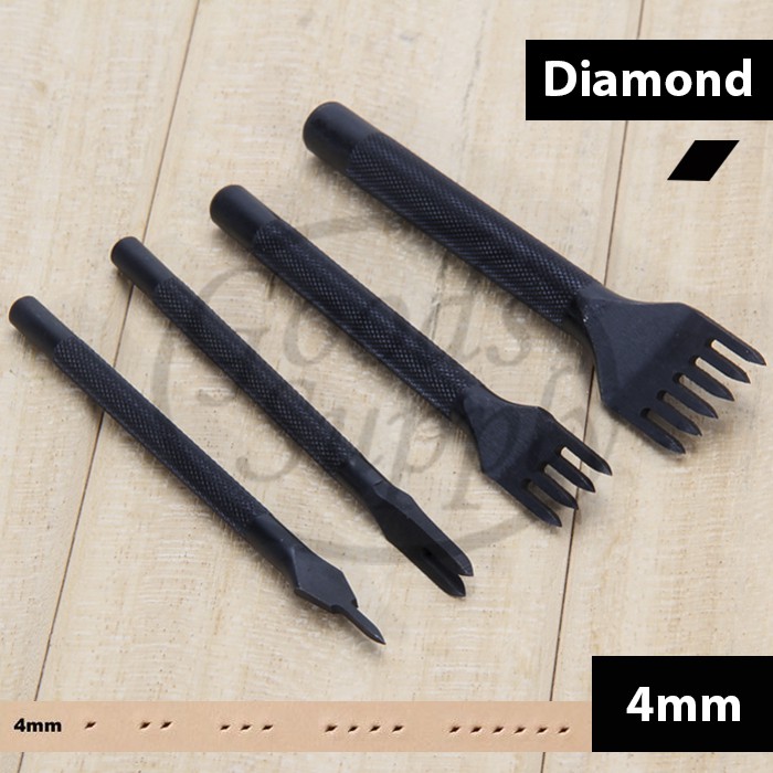 Jual Stitching Hole Punch Black Diamond 4mm Leather Tools | Shopee ...