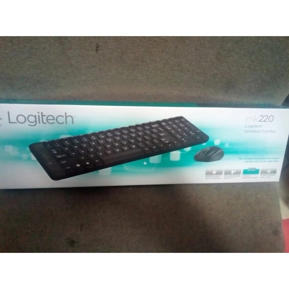 Jual KEYBOARD MOUSE LOGITECH WIRELES MK 220 | Shopee Indonesia