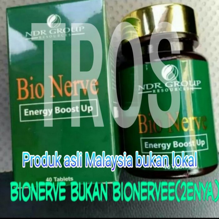 Jual bio nerve ndr asli malaysia | Shopee Indonesia