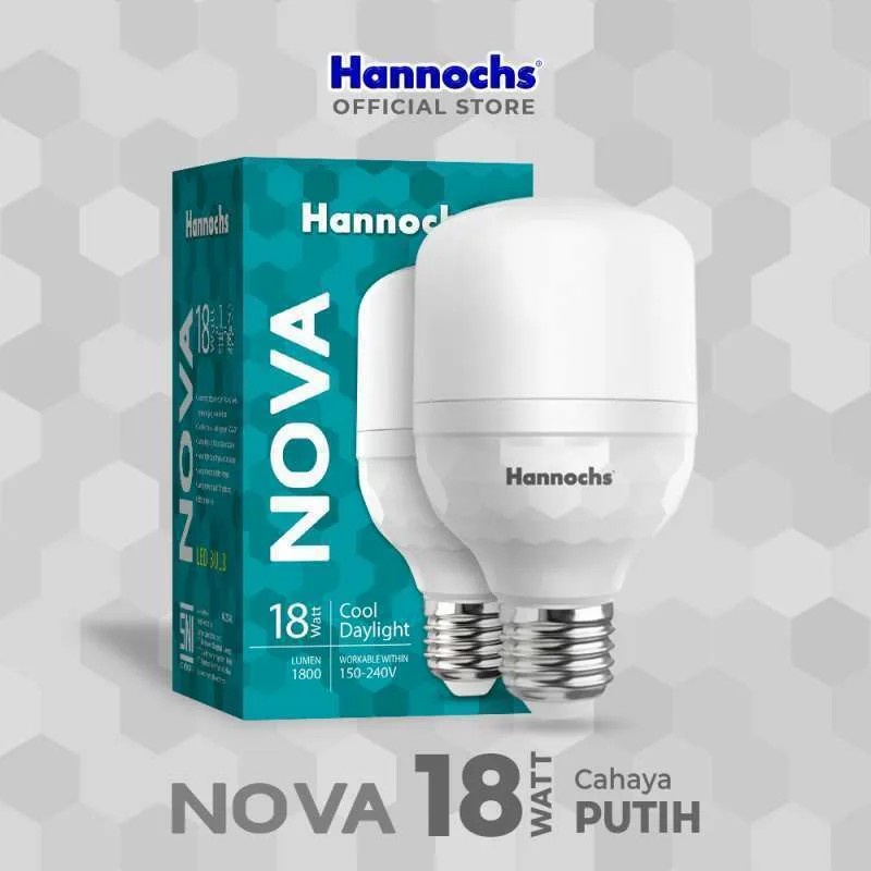 Jual Hannochs Lampu LED Nova 18watt Cool Day Light (Cahaya Putih ...