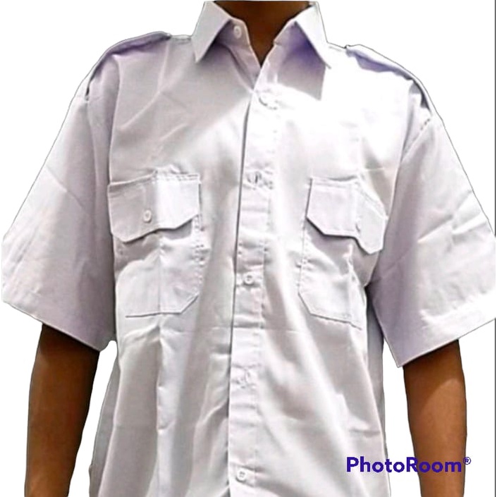 Jual SERAGAM Kemeja pilot airline penerbangan cowok laki-laki pria ...