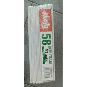 Jual satu pak 10 buku tulis SKOLA 58 by SInar Dunia SIDU | Shopee Indonesia