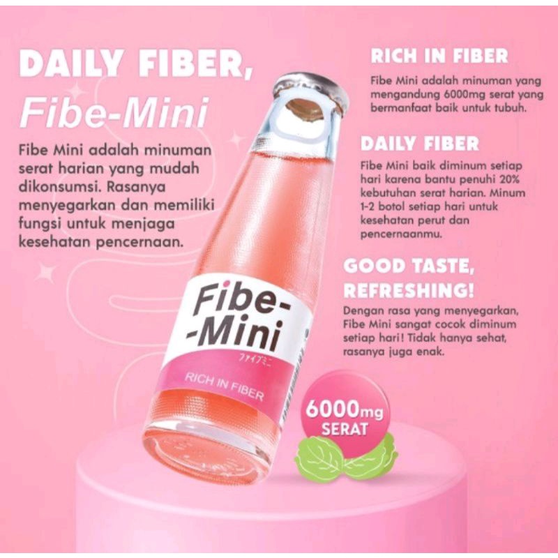 Jual FIBE MINI RICH IN FIBER 100 ML - Single | Shopee Indonesia