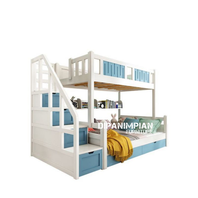 Jual Tempat tidur tingkat minimalis - Dipang tingkat tangga laci ...