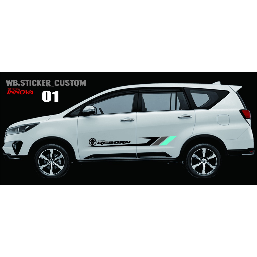 Jual STICKER BODY SAMPING CUTTING STICKER VARIASI MOBIL ALL NEW INNOVA ...