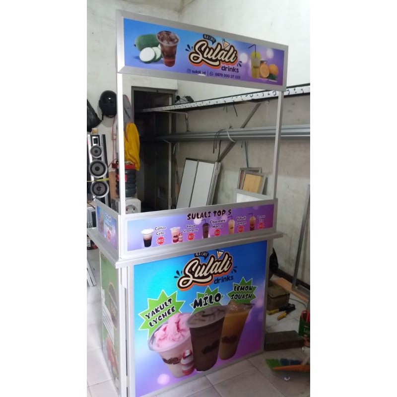 Jual Booth portable/meja lipat dagang/Gerobak lipat/booth lipat ...