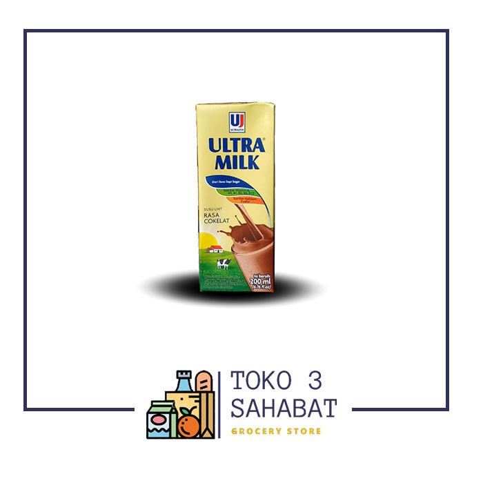 Jual Ultra Milk Coklat 200ml | Shopee Indonesia