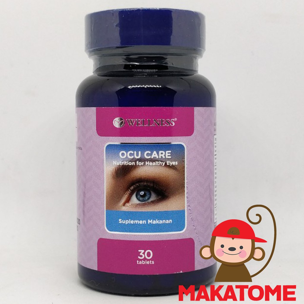 Jual Wellness OCUCARE 30 TABLETS vitamin mata A lutein wellnes ocu care ...