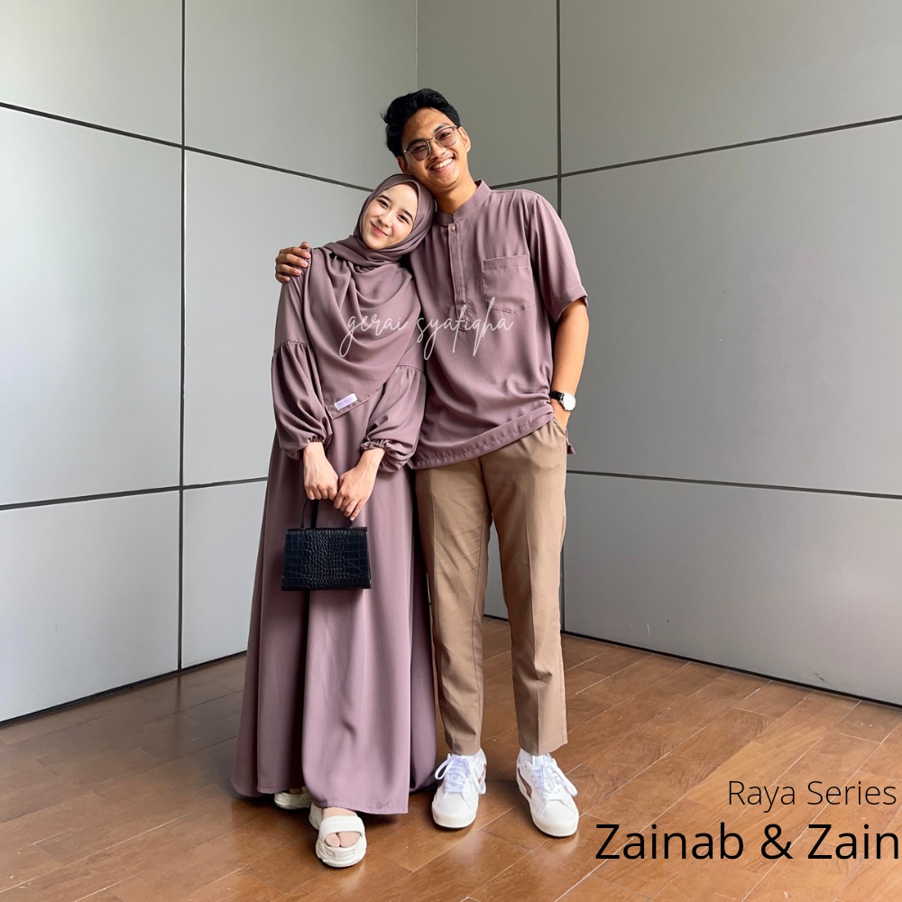 Jual BAJU COUPLE LEBARAN ZAIN & ZAINAB SERIES | Shopee Indonesia