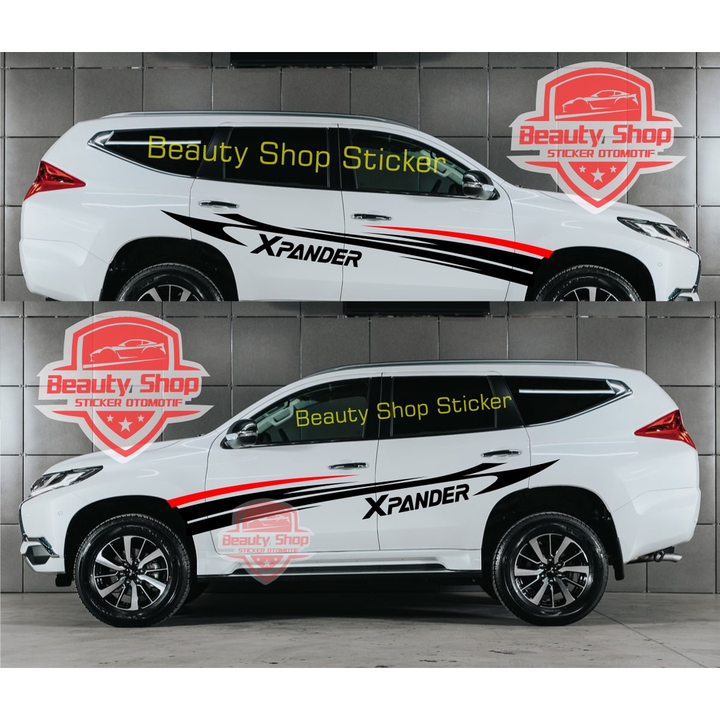 Jual stiker sticker xpander stripe cutting stiker mobil mitsubishi ...