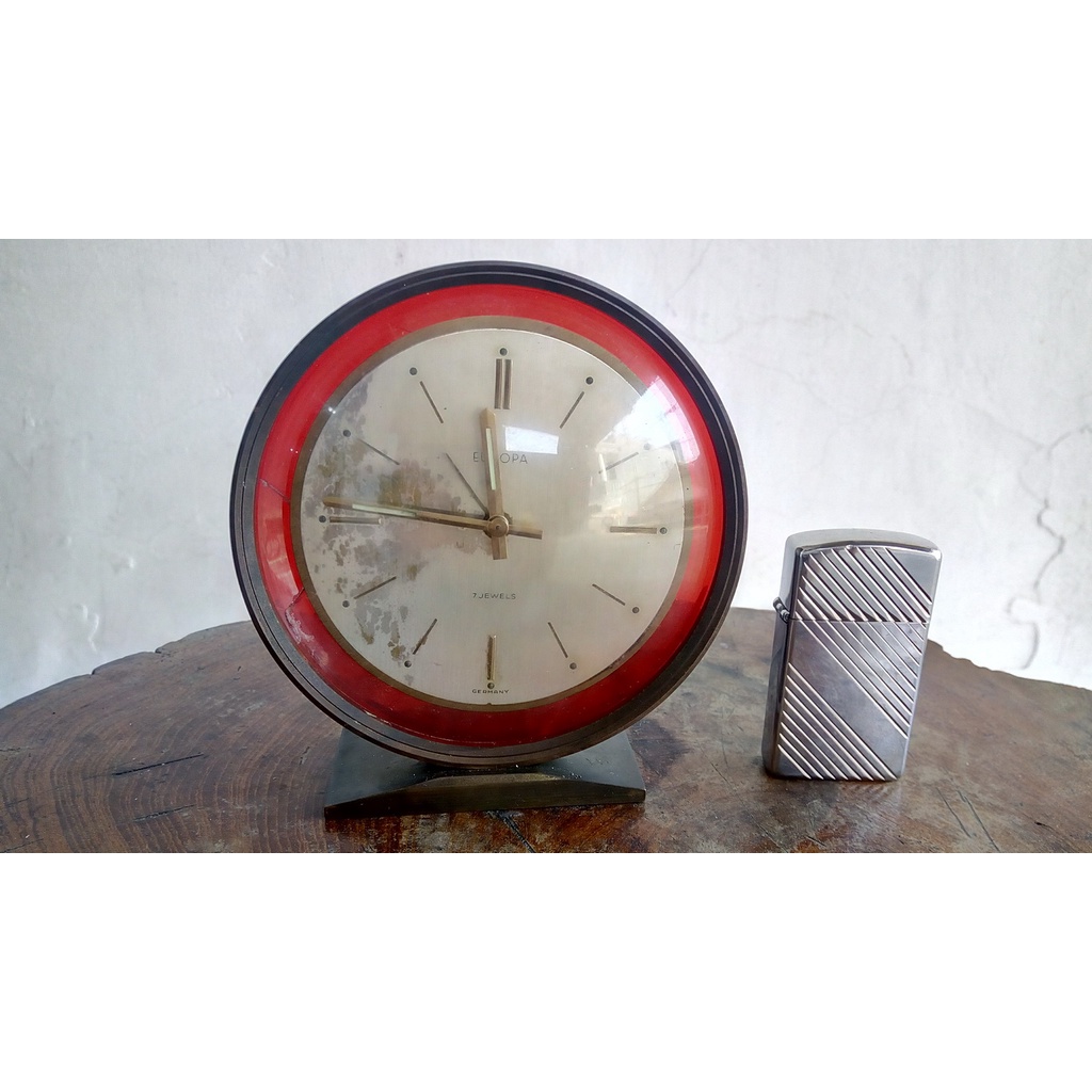 Jual jam meja Europa 7 jawels kuno antik vintage | Shopee Indonesia