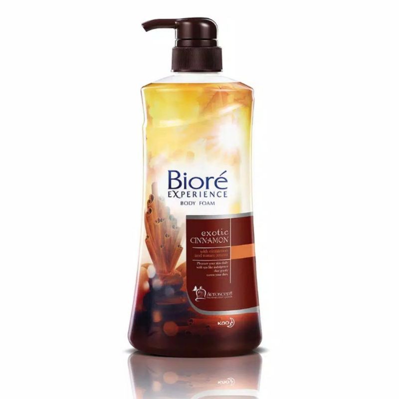 Jual BIORE BODY FOAM EXOTIC CINNAMON PUMP 500 ML | Shopee Indonesia
