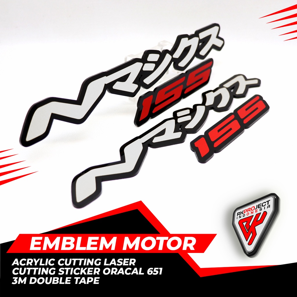 Jual EMBLEM MOTOR NMAX JAPAN 155 3D VARIASI YAMAHA NMAX 155 | Shopee ...