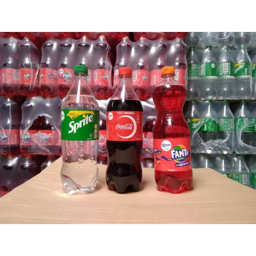 Jual MINUMAN SODA SPRITE FANTA COCA COLA 1 LITER | Shopee Indonesia