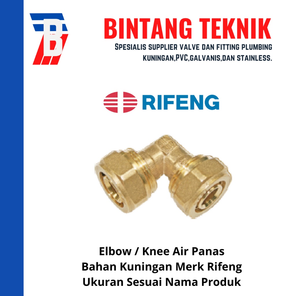 Jual Elbow Knee Pipa Air Panas L1620 X 1620 (3/4") Rifeng | Shopee Indonesia