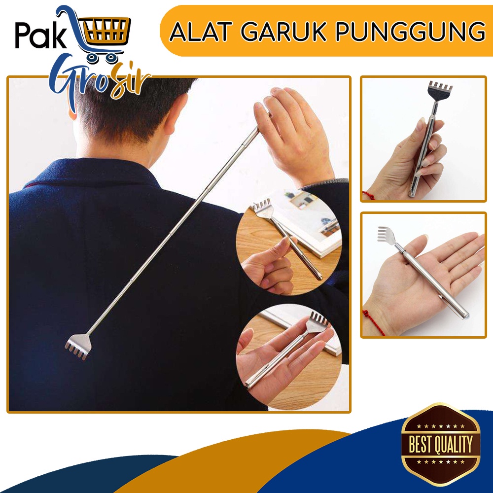 Jual Alat Garuk Punggung Stainless Stell Penggaruk Garukan Back Scratch ...