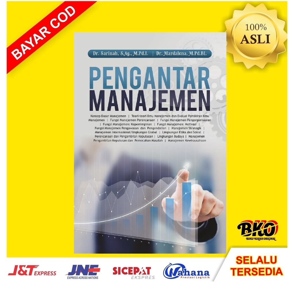 Jual Buku Pengantar Manajemen - Sarinah dan Mardalena ORIGINAL | Shopee Indonesia
