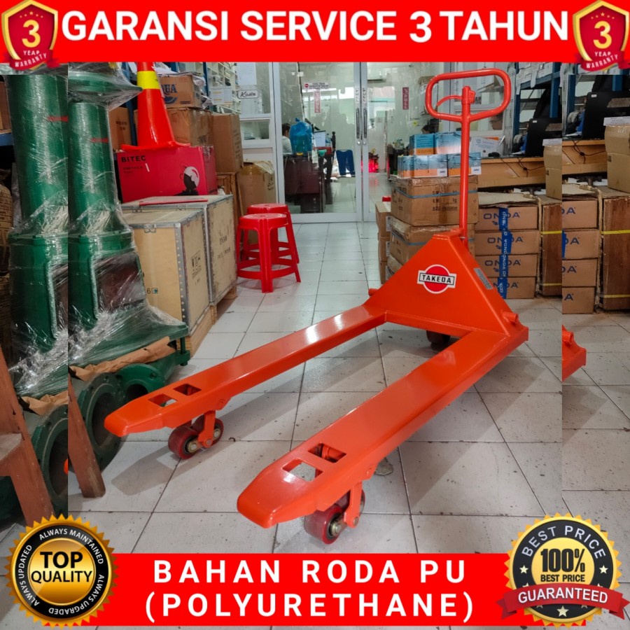 Jual ALAT ANGKUT PALLET Hydraulic Hand Jack 3 Ton 3 T 3T 3000 Kg Takeda | Shopee Indonesia