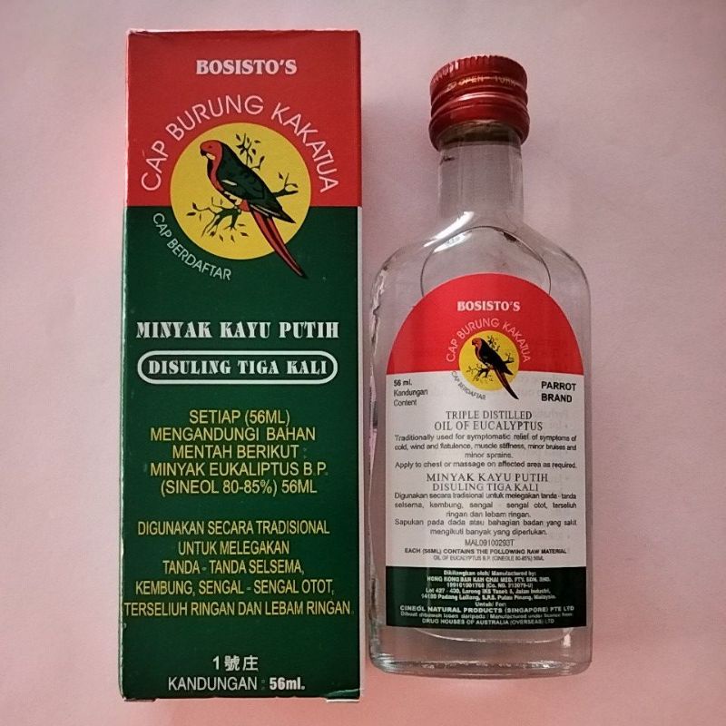 Jual BOSISTO'S EUCAPLYPTUS OIL/Minyak Kayu Putih Cap Burung Kakatua ...
