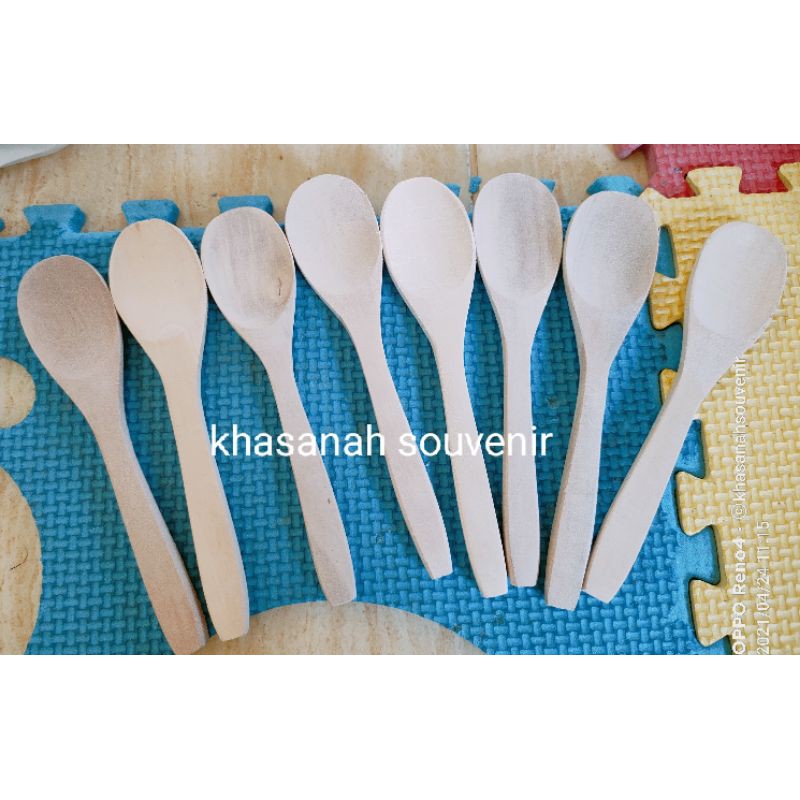 Jual sendok teh kayu/ sendok kayu kecil reject | Shopee Indonesia