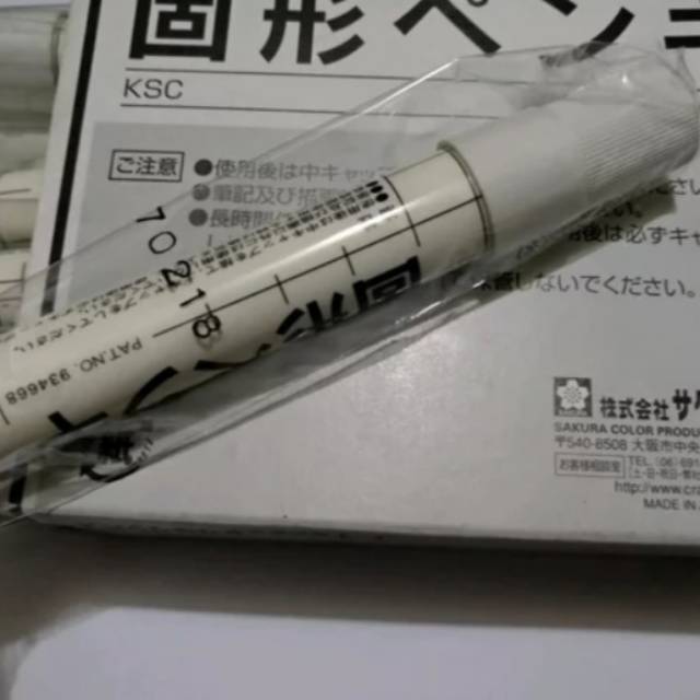 Jual Solid Steel MARKER White SAKURA - Spidol Penanda Besi Permanen ...